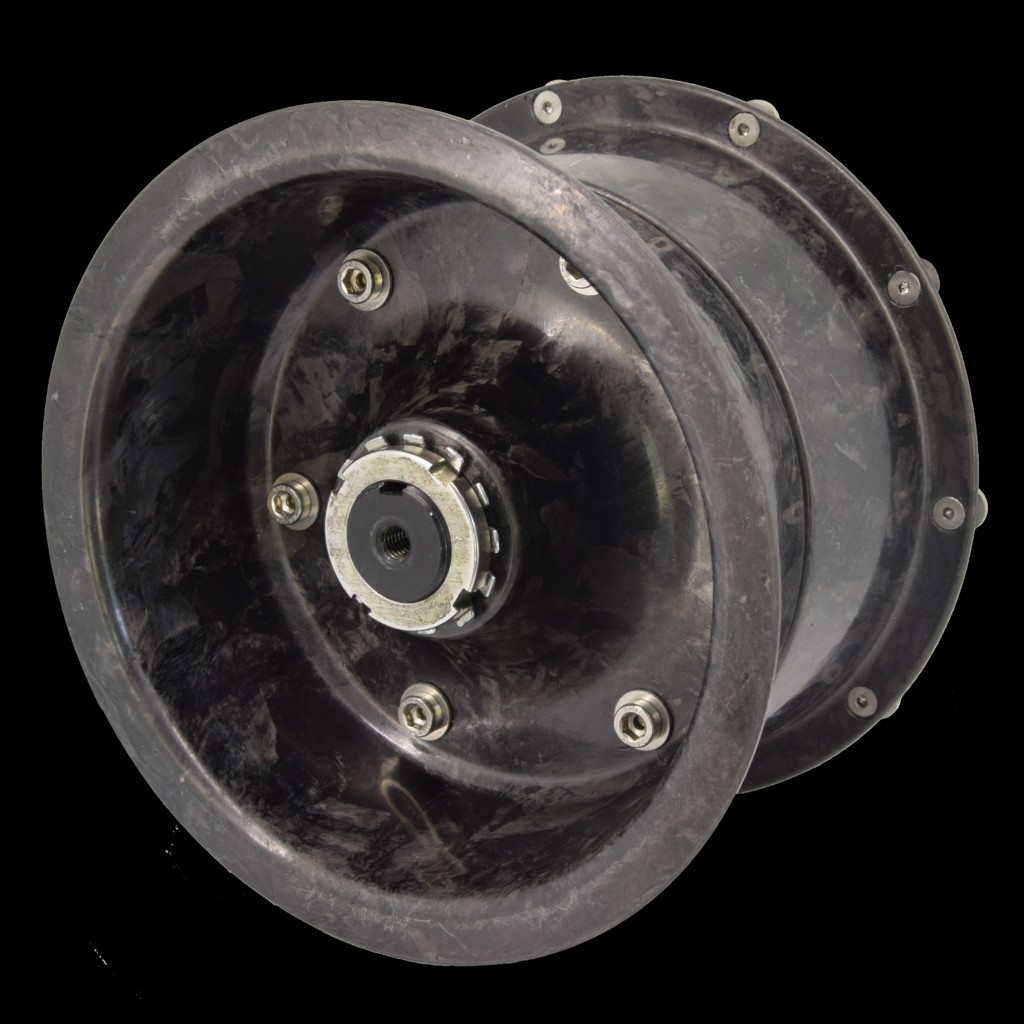 Kit of braked wheels with carbon rims for ultralight aircraft. Evoskil®